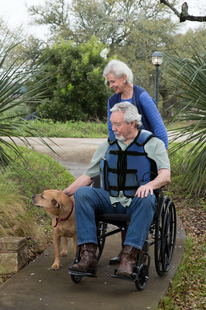 Afflovest wheelchair - Bronchiectasis
